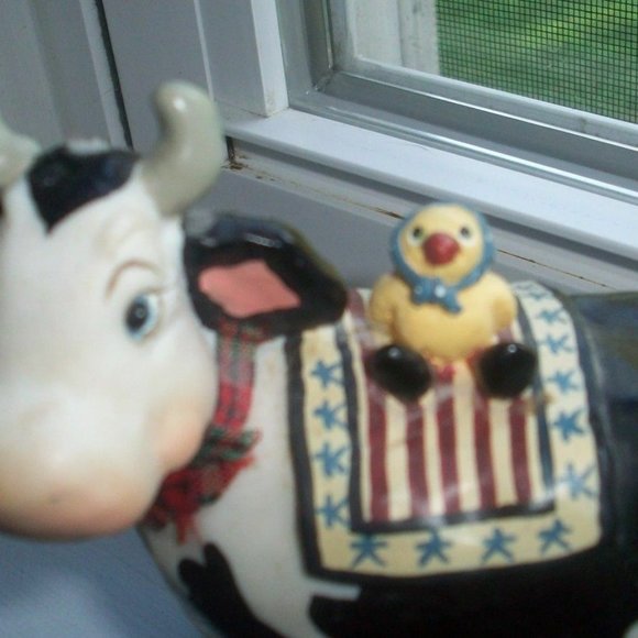 Love Kristin | Accents | Vtg Cast Art Kristin 999 Primitive Cow ...